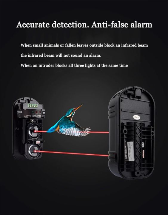 ITECH 100M Alarm Tamper Alarm Output for Park Gate Burglar Alarm System ...