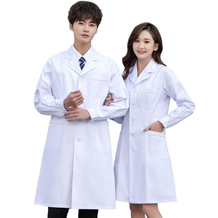 White Gown Short Sleeve Doctor's Overall Men's Clothing Summer Thin ...