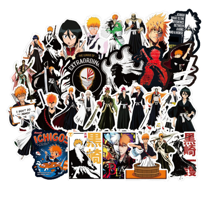 50Pcs/pack BLEACH Stickers Japanese Anime Stickers Japanese Manga For ...