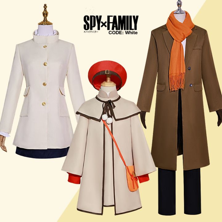 Anime Spy X Family White CODE Yor Anya Loid Forger Cosplay Costume Spy ...