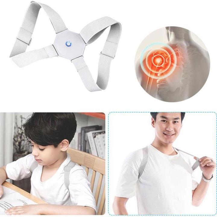 Posture Corrector for Men and Women - Upper Back Straightener Brace ...