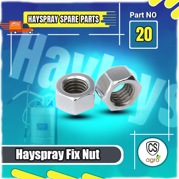 Hayspray Fix Nut SS Tank Spare Parts Agriculture | Daraz.lk