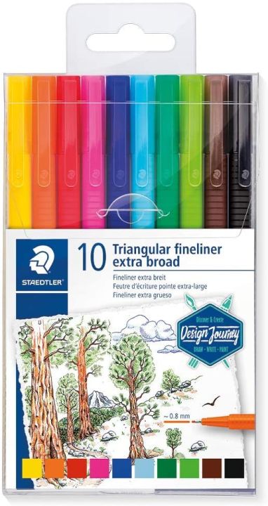STAEDTLER® triplus® triangular broadliner 338 Sets | Daraz.lk