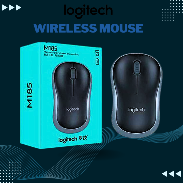 Logitech Bluetooth Mouse M185 Wireless Mouse Laptop PC Computer Mice For Windows Android Apple ...