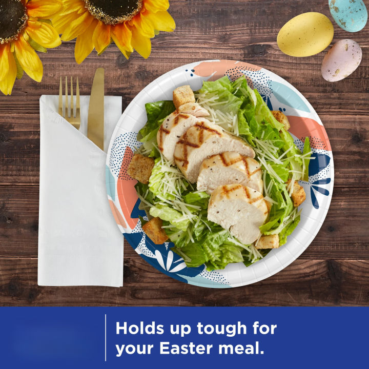 Everyday Paper Plates, 10", Multi-Color, 100 Count | Daraz.lk