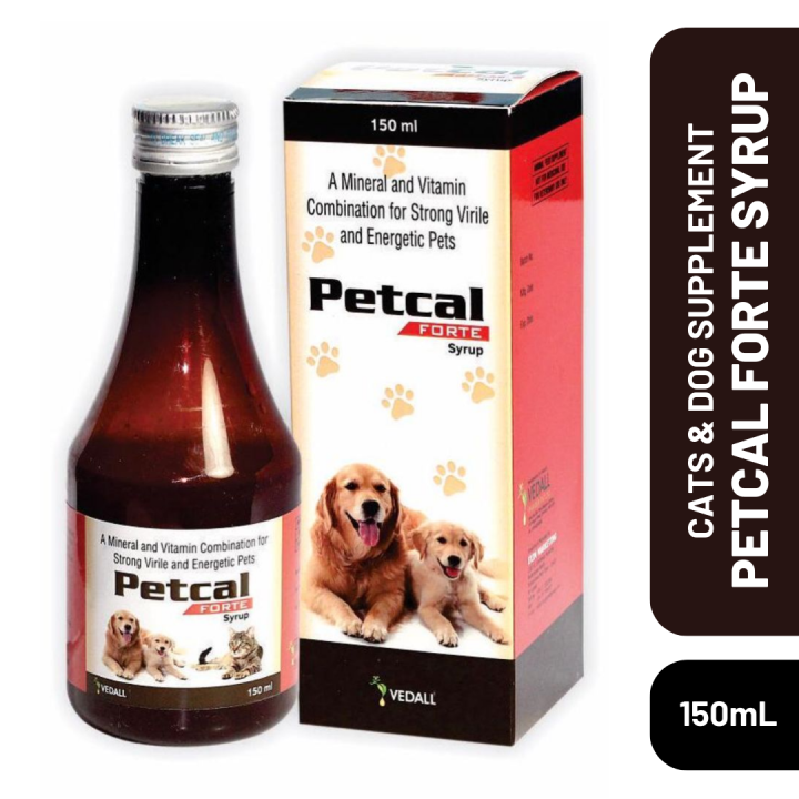 Petcal Forte Syrup For Dogs & Cats 150ml | Daraz.lk