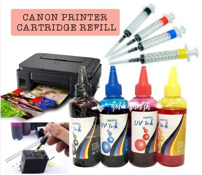 4x100 ml Ink Cartridge Refill Kit for Canon Pixma | Daraz.lk
