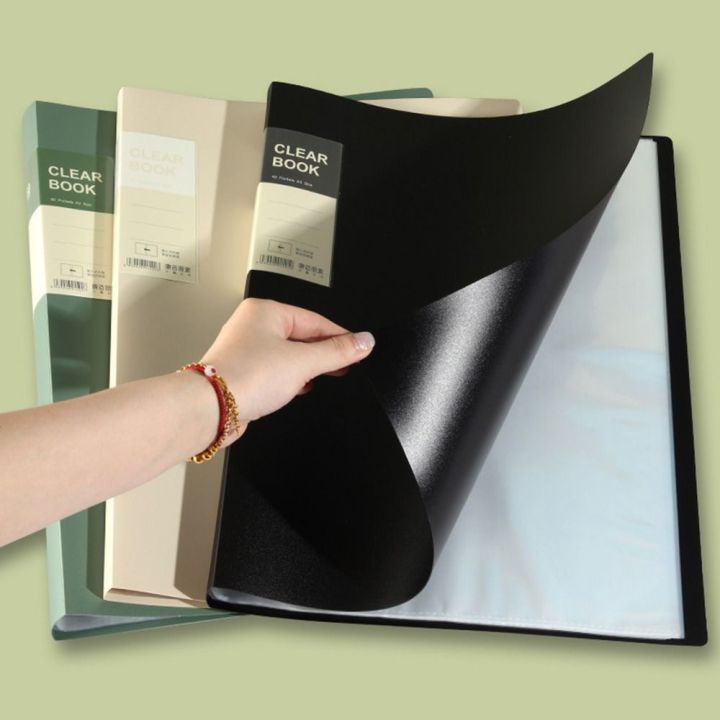 High Quality A3 Clear Book 20/40/60 Pages Transparent Inner Page ...