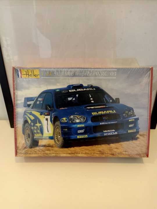 Heller 1:24 Subaru Impreza WRC '03 (Solberg/Mills) Rally Car Model Kit ...
