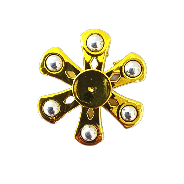 Metal Golden Fidget Spinner, Stress Reliever, Bear, Funny,Face Glow ...
