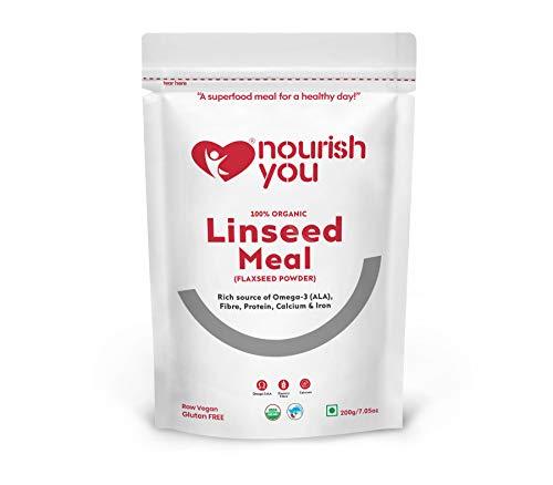 NOURISH YOU Cold Milled Organic Flax Seed Powder 200G | ALSI Powder ...