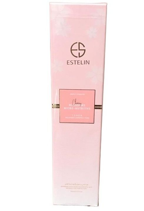 ESTELIN Deeply Hydrated (ecbt) Cherry Blossoms Micro-Nutritive Toner ...