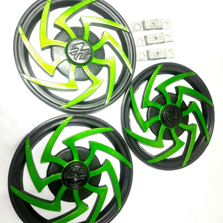 Bajaj Three Wheel Rim Cup Set - 3Pieces | Daraz.lk