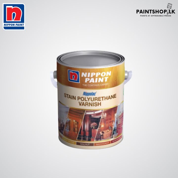 Nippolac Stain Polyurethane Varnish Colours 4L | Daraz.lk