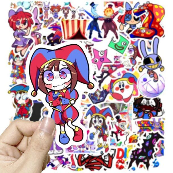 10/50Pcs Cartoon Amazing Digital Circus Stickers Jax Pomni Decal Laptop ...