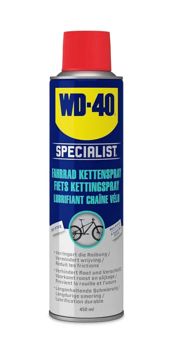 WD-40 De-Rust Lubricating Spray, 450ml Rust Remover Lube Bolt Loosening ...