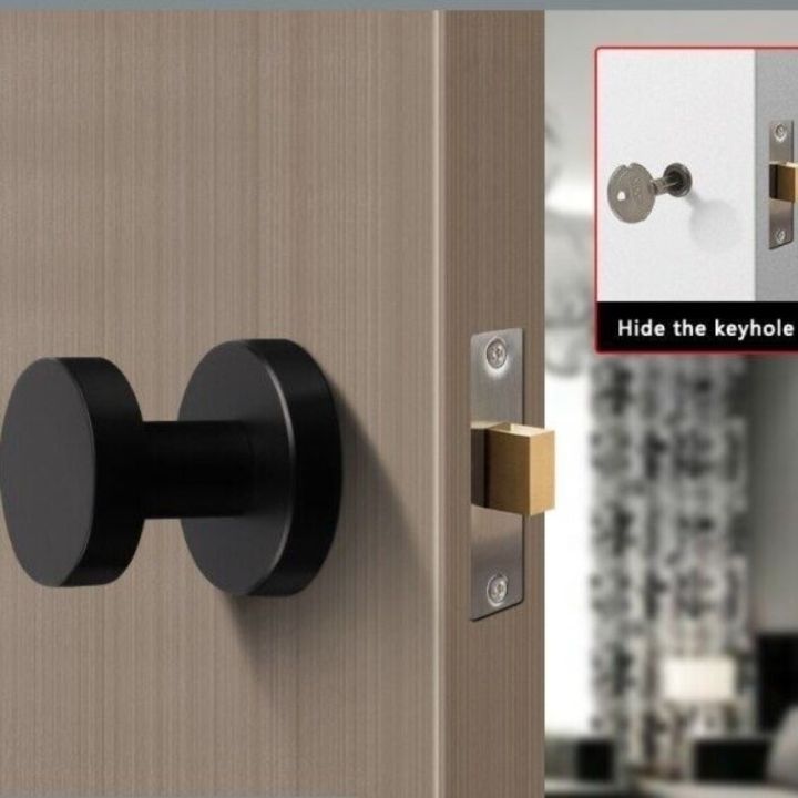 New Metal Invisible Door Lock with Key Modern Design Hidden Door Lock ...