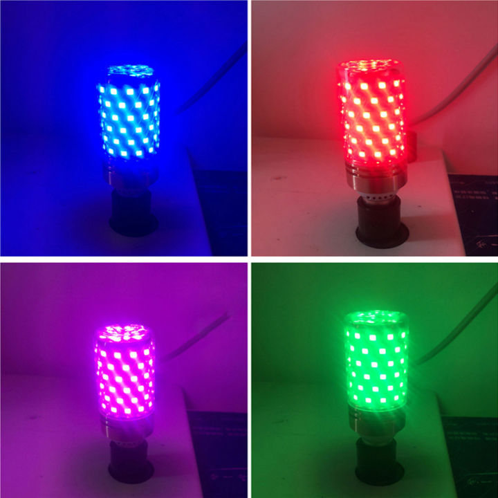 Led bulb E14 E27 12W 16W LED Candle Light 220V LED bulb lamp Purple ...