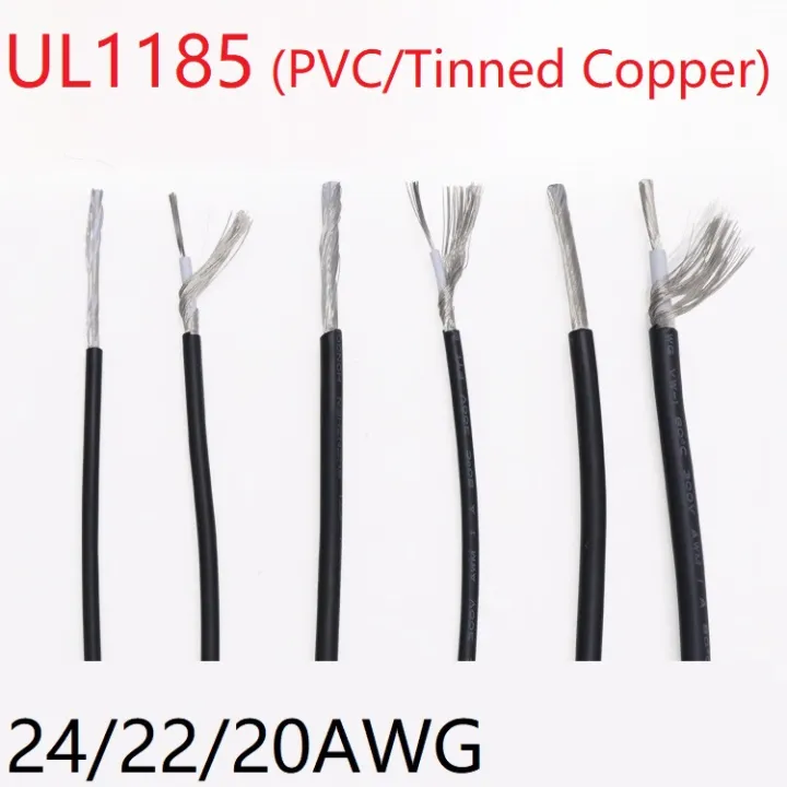 Ul1185 Shielded Wire 14awg ~ 24awg Single Core Audio Channel Cable ...