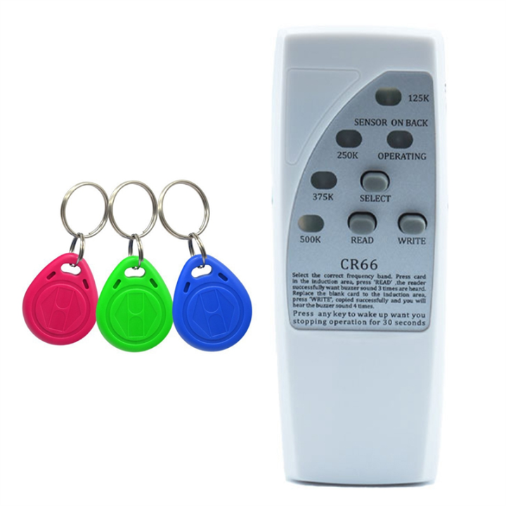 RFID Smart Chip Reader Writer+3X5200 Keychain 125Khz ID Copier ...