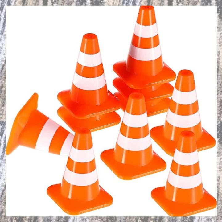 Mini Traffic Cones 10Pcs Miniature Road Cones Kids Traffic Cones Set ...