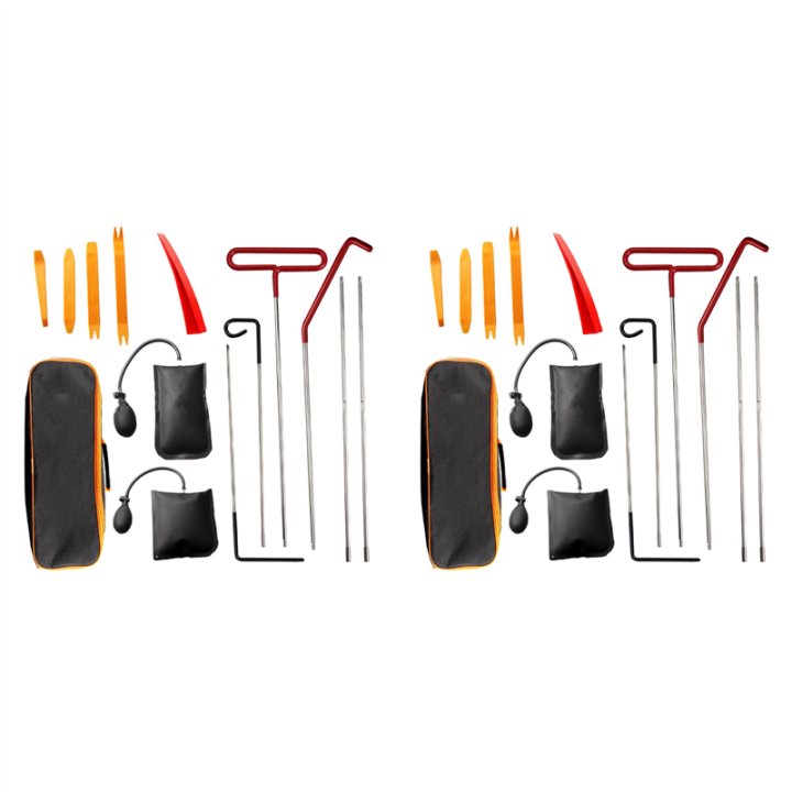Fullhaodd 28Pcs Car Door Open Unlock Tool Kit Lock Out Emergency Wedges ...
