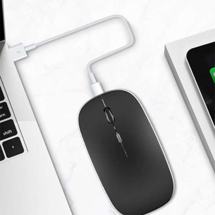 WiWU Wimic Lite Mouse WM101 Black ABS 450mAh Wireless Computer Dual ...