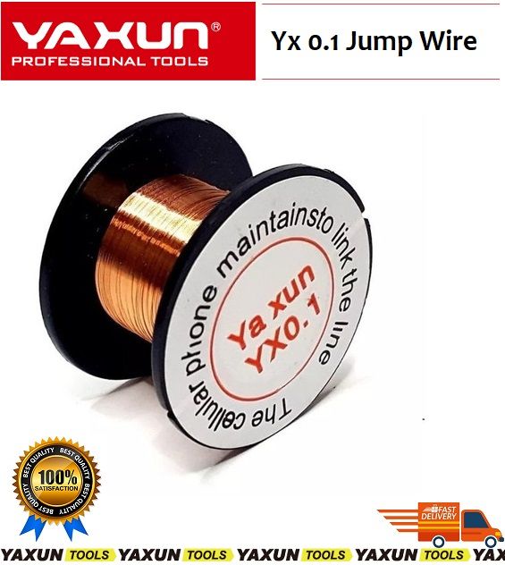 Soldering Wire Coil Yaxun YX 0.1 Jumper Wire Coil 0.1mm Copper Soldering Wire Solder PPA ...
