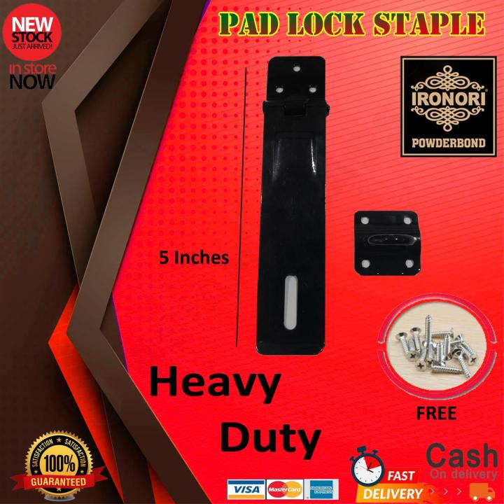Door Padlock Hasp, Black | Daraz.lk