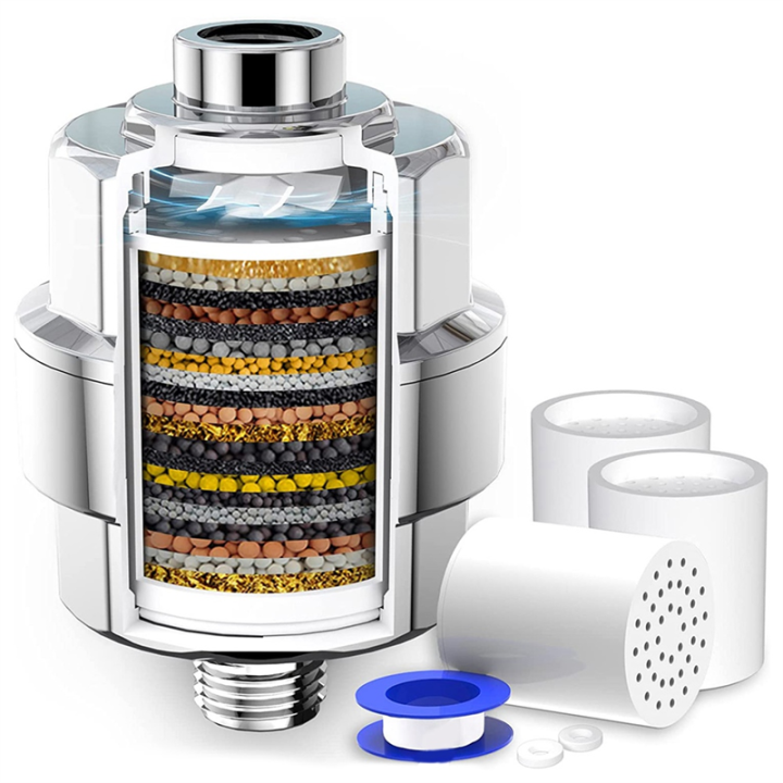 20 Stage Shower Filter Shower Water Purifier -Shower Head Filter for ...