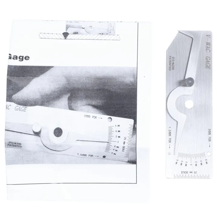 V- Biting Edge Welding Gauge Welder Welding Inspect Metric Single Weld ...