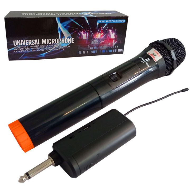 Handheld Wireless FM Mic Microphone – UHF – Freepower M1 | Daraz.lk