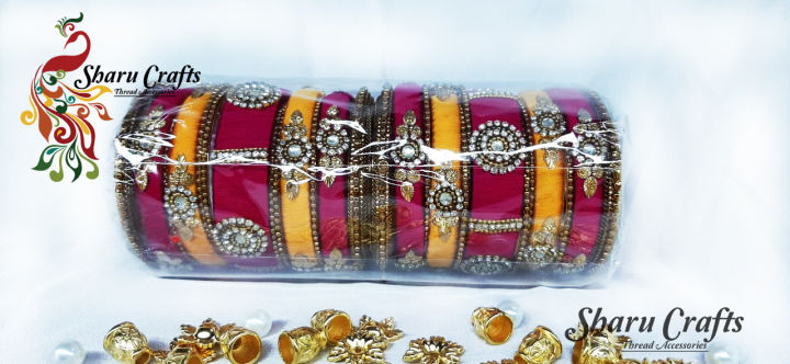 Silk Thread Bangles | Daraz.lk