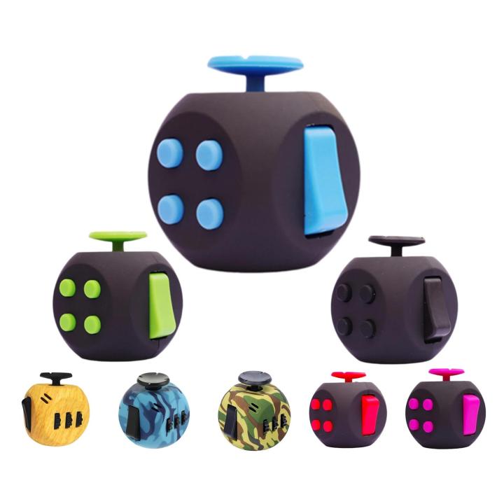 【Tento】6 Sides Fidget Cube Sensory Toys For Adults and Kids with ADHD ...