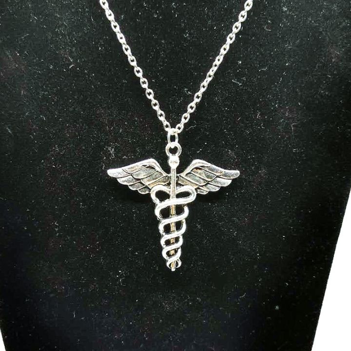 【KuaKe Mall】& Pendant Medical Symbol Charm Snake Wings Medicine Doctor ...