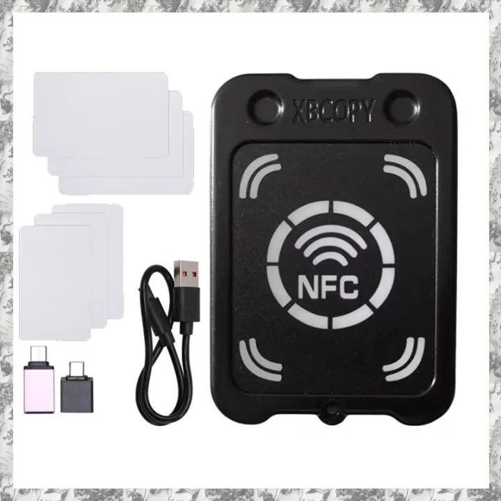 RFID Smart Chip Card Reader Copier +3XUID/CUID Card NFC Encryption Key ...