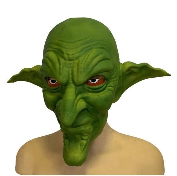 Horror Green Goblin Goblin Latex Mask Masquerade Horror Face Halloween ...
