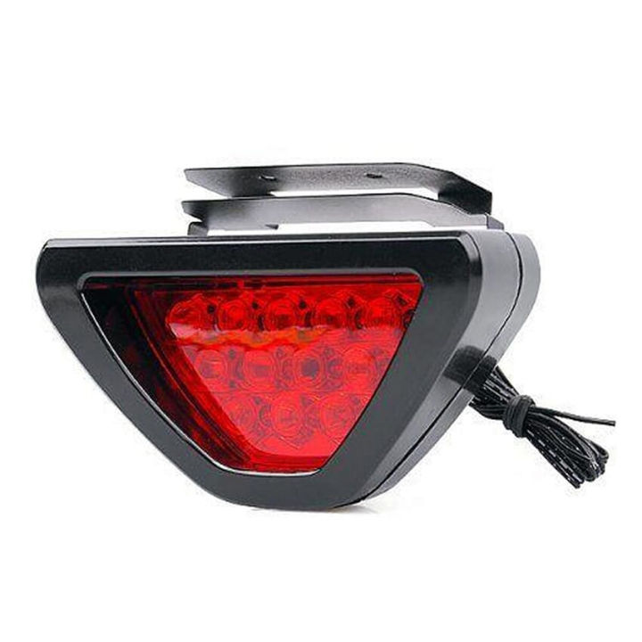 F1 Style DRL Red 12 LED Rear Tail Light Stop Light VIP Light Triangle ...