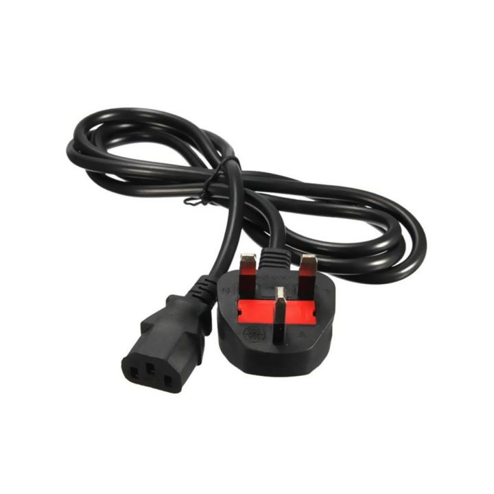 High Quality Computer Power Cable with Fuse for Extra Safety | Daraz.lk