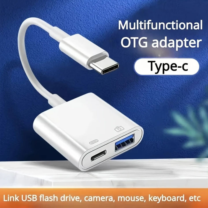 OTG Adapter For 16 15 14 13 12 Pro Max XR To USB Cable 3.0 Converter ...
