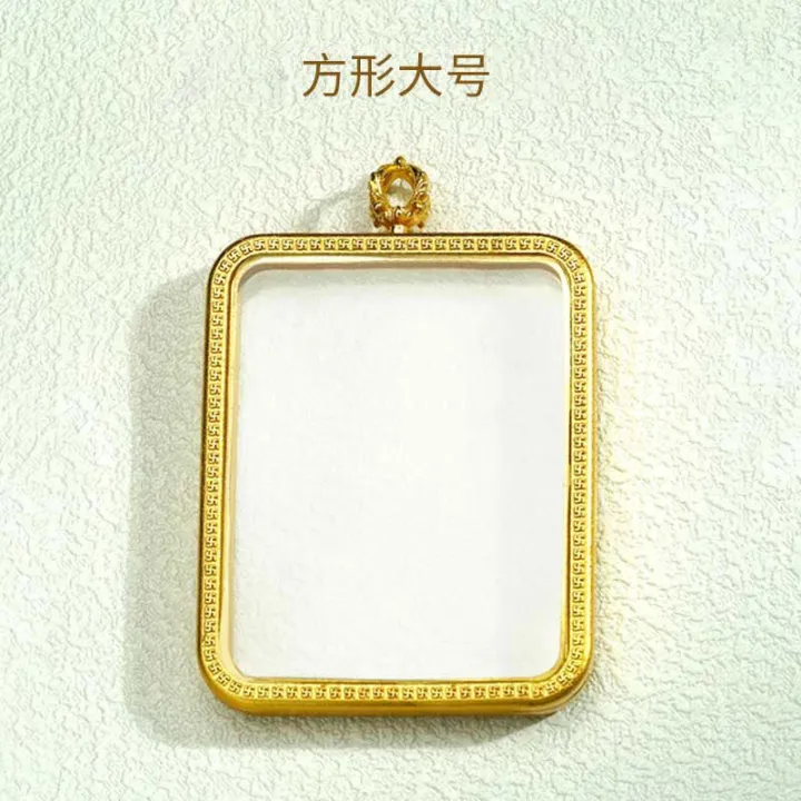 Thangka Box Gold and Silver Color Changeable Pattern Vajra Pendant ...