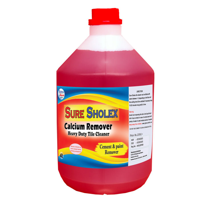 Paint/Cement & Calcium Remover Heavy Duty Acid Tile Cleaner 4L | Daraz.lk