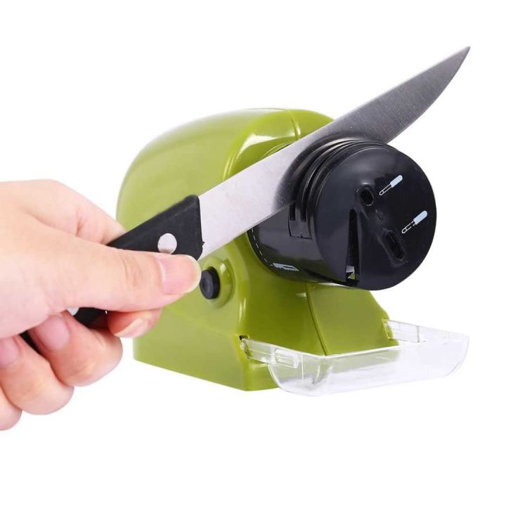 Electric Knife Sharpener Rotating Motorized High-speed Sharpening Stone ...
