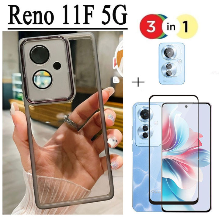 Reno 11F 5G Case Clear Shockproof Transparent Jelly Case for OPPO Reno ...