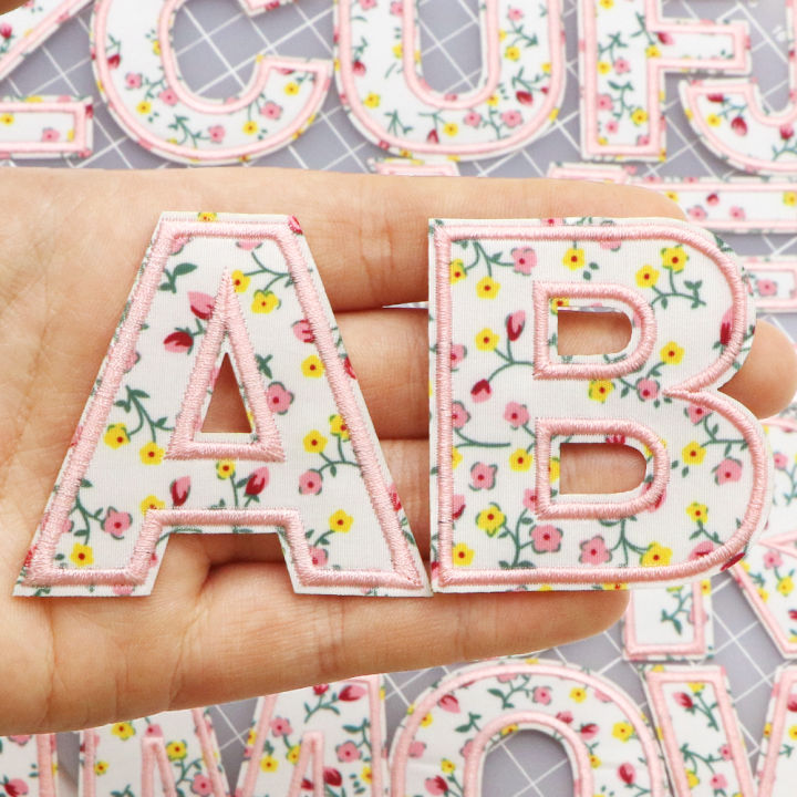 Chenille Embroidery Letter Alphabet, on Patch, Clothing Applique ...