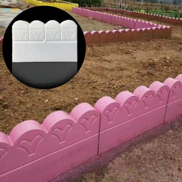 Antique Concrete Brick Lawn Building Fence Bed Path Pavement Mould ...