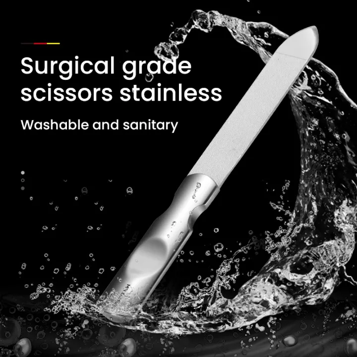 NEW MR.GREEN Double Sided Nail Files Stainless Steel Manicure Pedicure ...