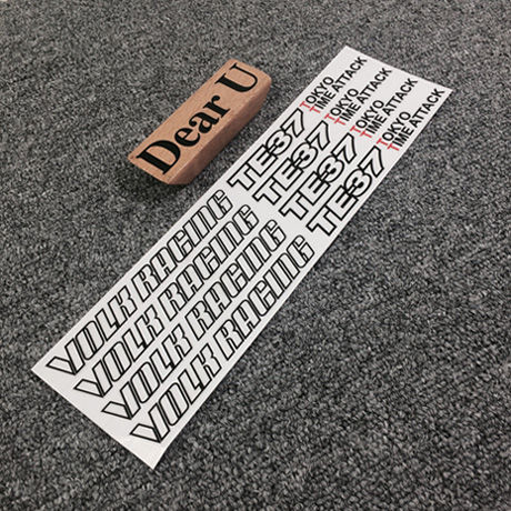 【linfang store】Reflective 4Pcs/Lot Volk Racing STE37 Car Sticker Decal ...