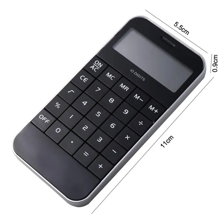 School Portable Display Electronic White Digit Calculator Black | Daraz.lk