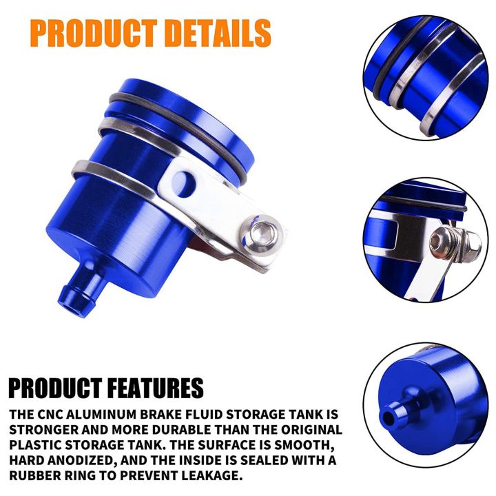 Cnc Aluminum Brake Oil Can-1 x rear brake oil can-Blue | Daraz.lk
